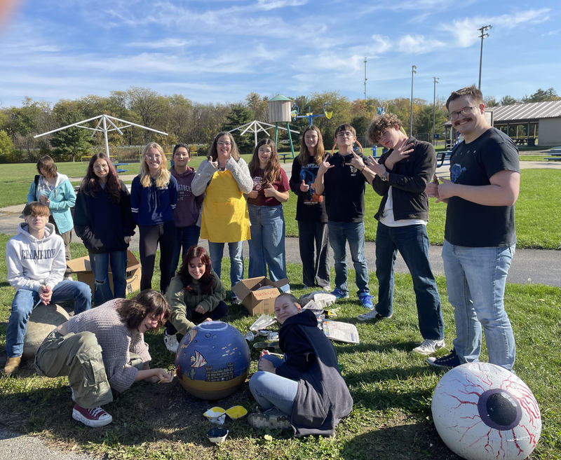 Columbia City Art Students Paint Community Art in Morsches Park ...